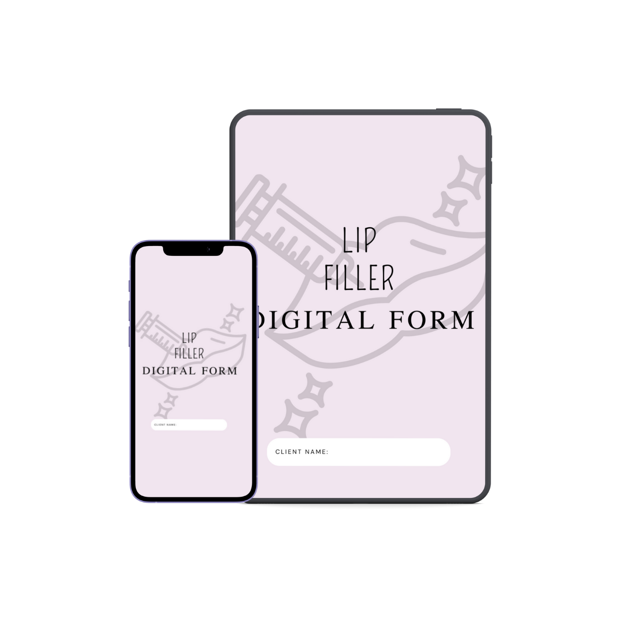 Lip filler Digital form – Mybeautyform